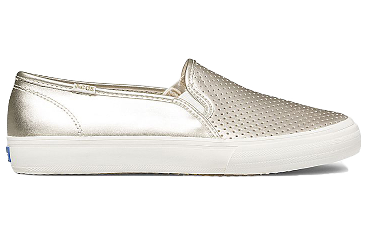 (Women) Keds Double Decker 'Metallic Silver Slip-On' WF63700 - WF63700 ...