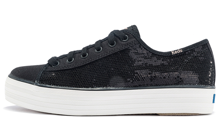 (Women) Keds Triple 'Black White Sequin Canvas' WF60462 - WF60462 ...
