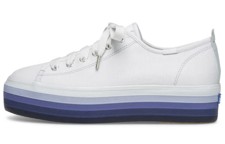 (Women) Keds Triple Up 'Rainbow Foxing White Blue' WF62654 - WF62654 ...