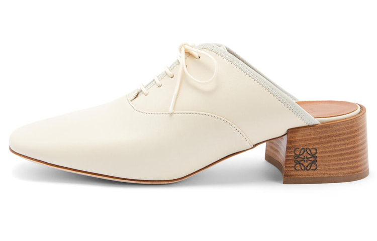 (Women) LOEWE Derby Mule 'Cream White' L815S02X05-1930 - L815S02X05 ...
