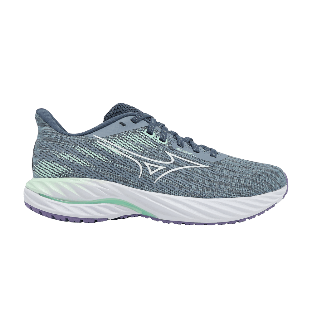 购买 (Women) Mizuno Wave Inspire 21 Super Wide 'Tradewinds Neo Mint ...