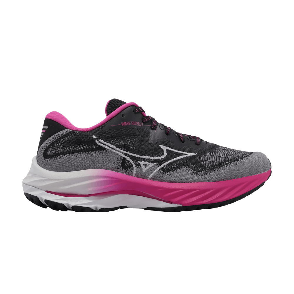 (Women) Mizuno Wave Rider 27 SSW 'Black Pink' J1GD235421 - J1GD235421 ...