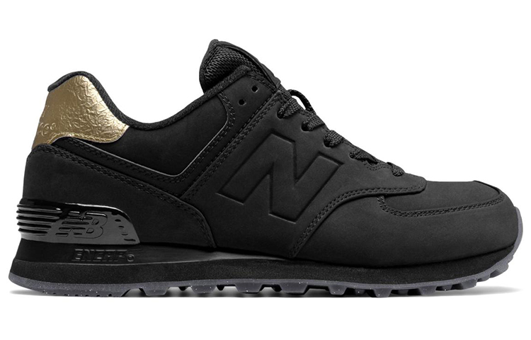 Buy (Women) New Balance 574 Series Molten Metal Sneakers /Gold 'Black ...