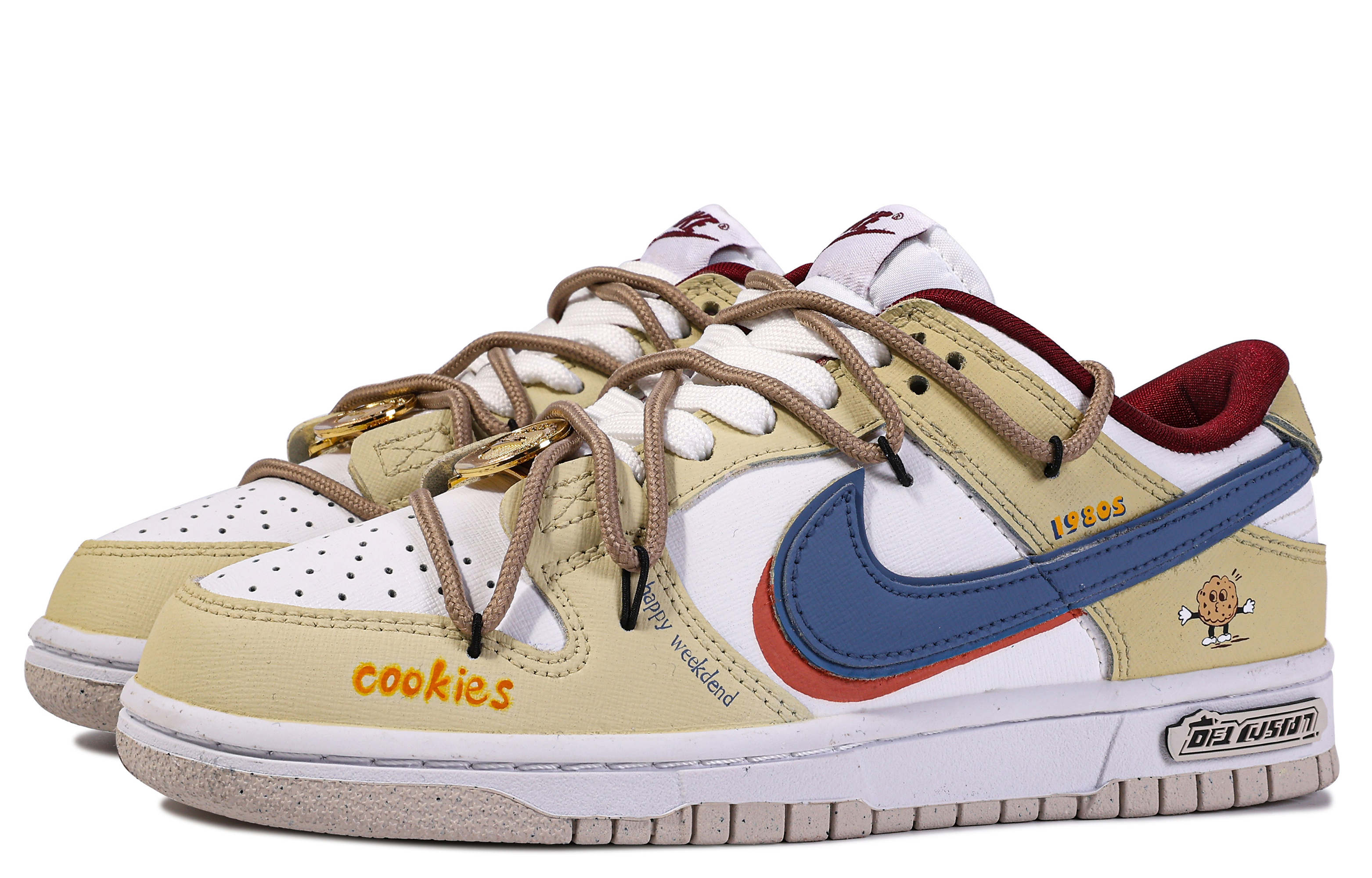 Buy (Women) Nike Dunk Low 'Da Vinci Custom Graffiti' DV1160-100(TeamM ...