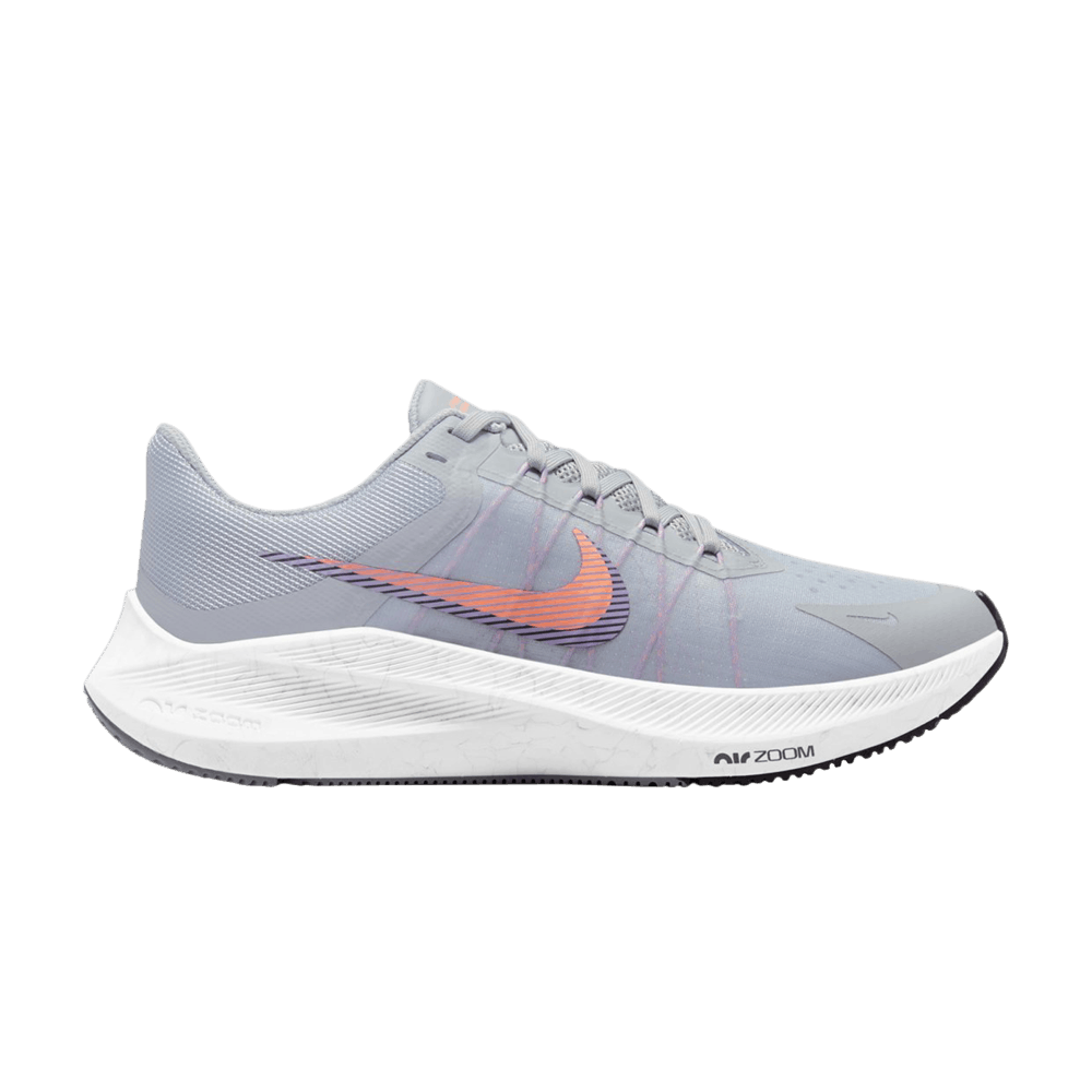 (Women) Nike Zoom Winflo 8 'Wolf Grey Atomic Orange' CW3421-006 ...