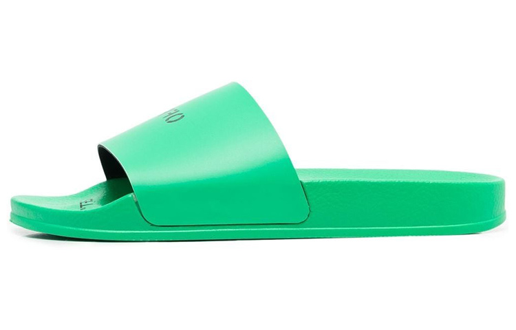 Buy (Women) Off-White Pool Sliders 'Green' OWIC004S22MAT001-5500 ...