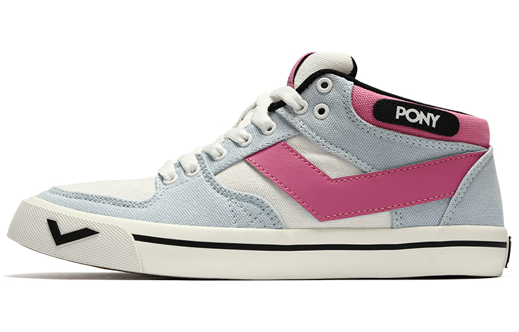 (Women) PONY Atop Low 'White Grey Blue Colorblock' 21W1AT17BC ...