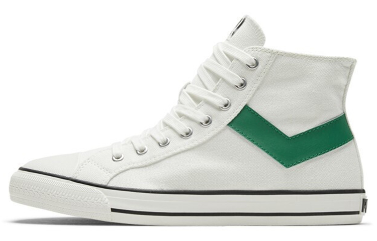(Women) PONY Canvas High-Top 'White Green' 02W1SH02RW - 02W1SH02RW ...