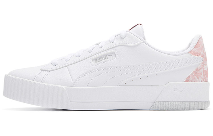 (Women) Puma Carina Crew Untamed Su Board Shoes For White/Pink 375960 ...