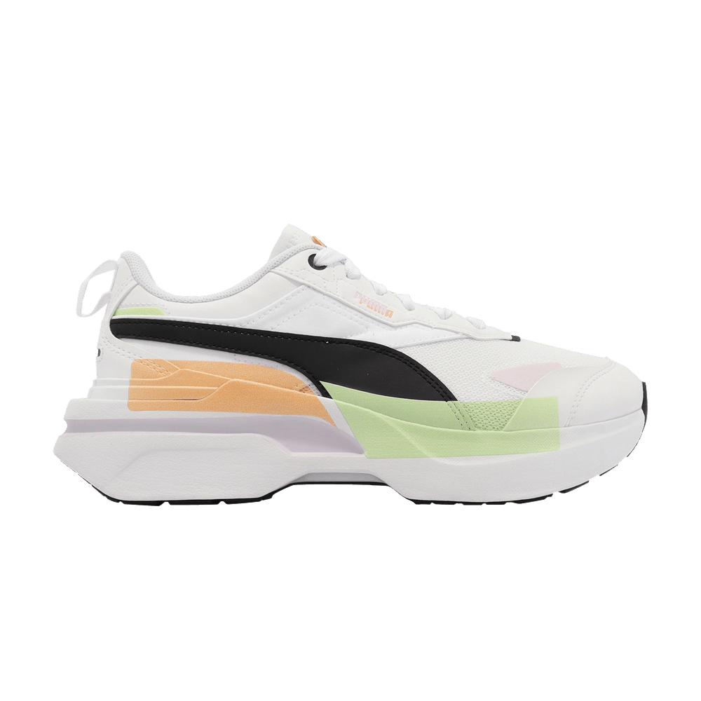 (Women) Puma Kosmo Rider MIS 'White Black Multi‑Color' 384856‑01 ...
