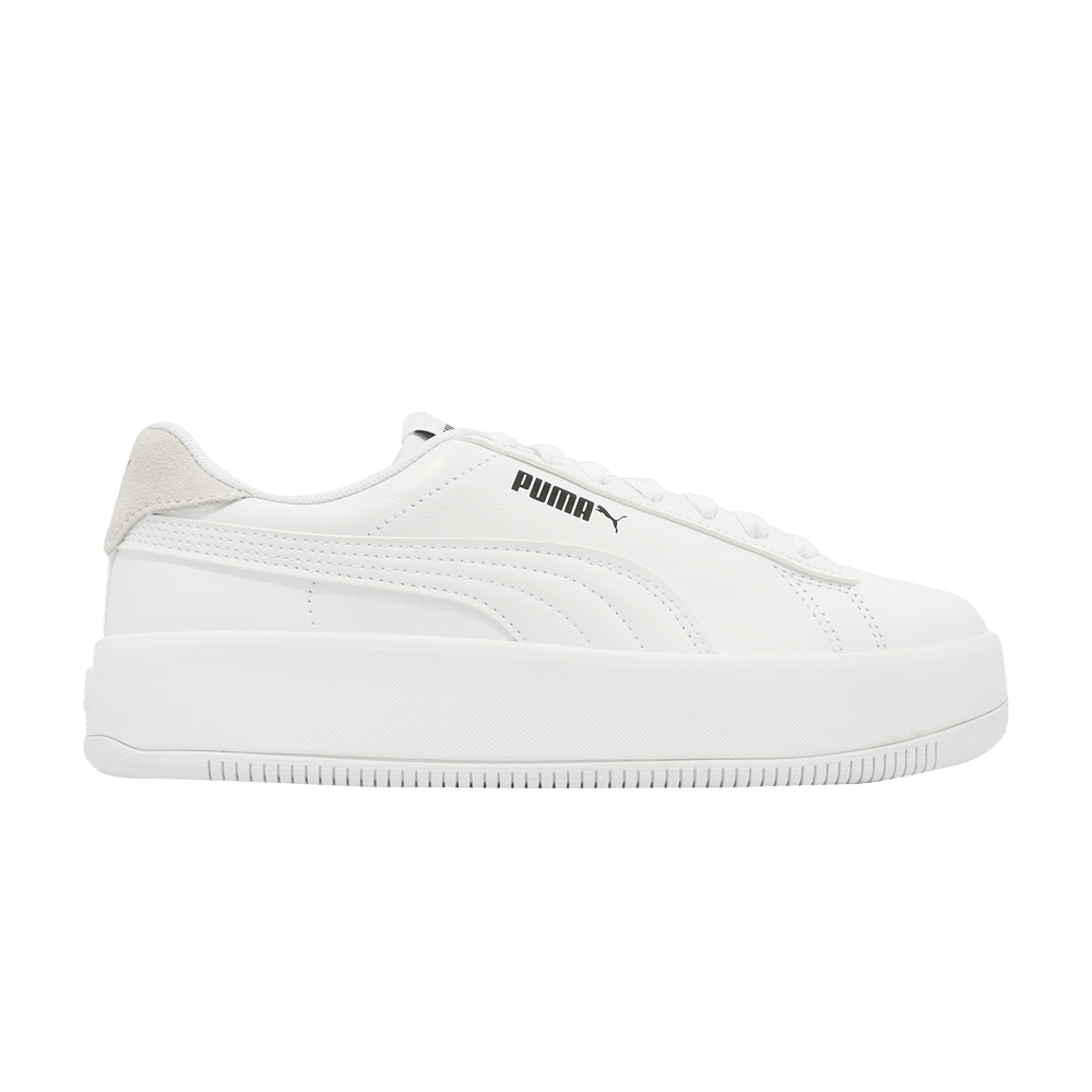 (Women) Puma Lily Platform Leather 'White' 384617‑01 - 384617-01 ...