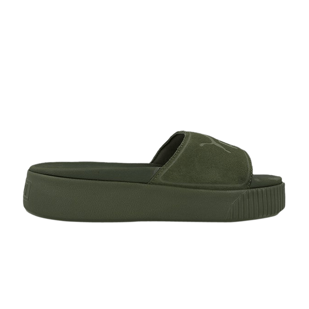 (Women) Puma Platform Slide Bold SD 'Forest Night' 367063-02 - 367063 ...