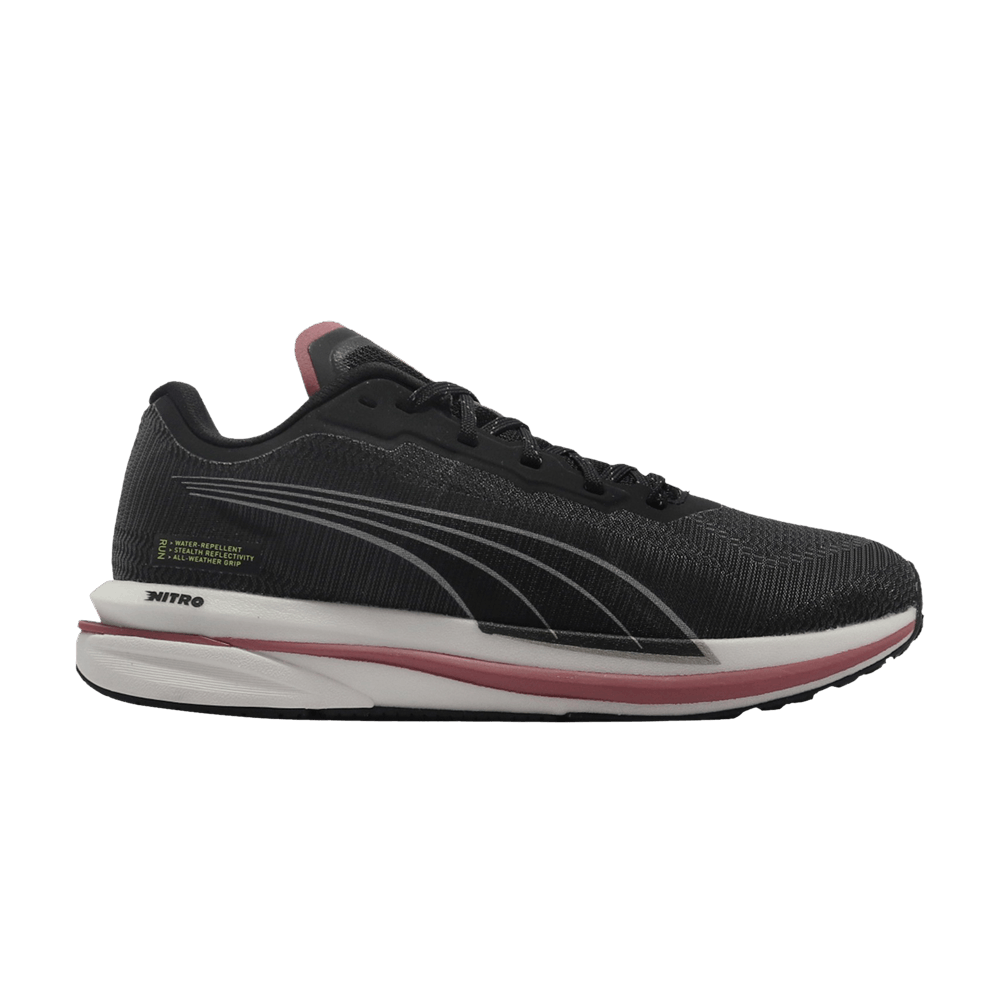 (Women) Puma Velocity Nitro WTR 'Black White Pink' 195296-01 - 195296 ...