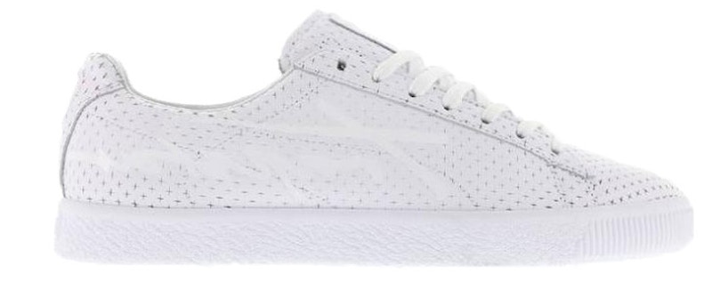 (Women) Puma x Clyde Perforated Trapstar Shoes 'White' 364714-03 ...