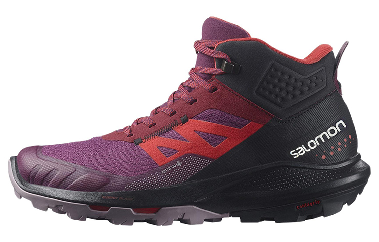 (Women) Salomon Outpulse Mid Gore-Tex 'Black Red' 416256 - 416256 ...