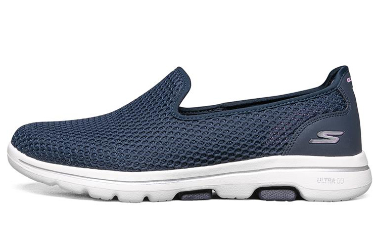 (Women) Skechers Go Walk 5 'Blue Slip-On' 896021-NVLV - 896021-NVLV ...