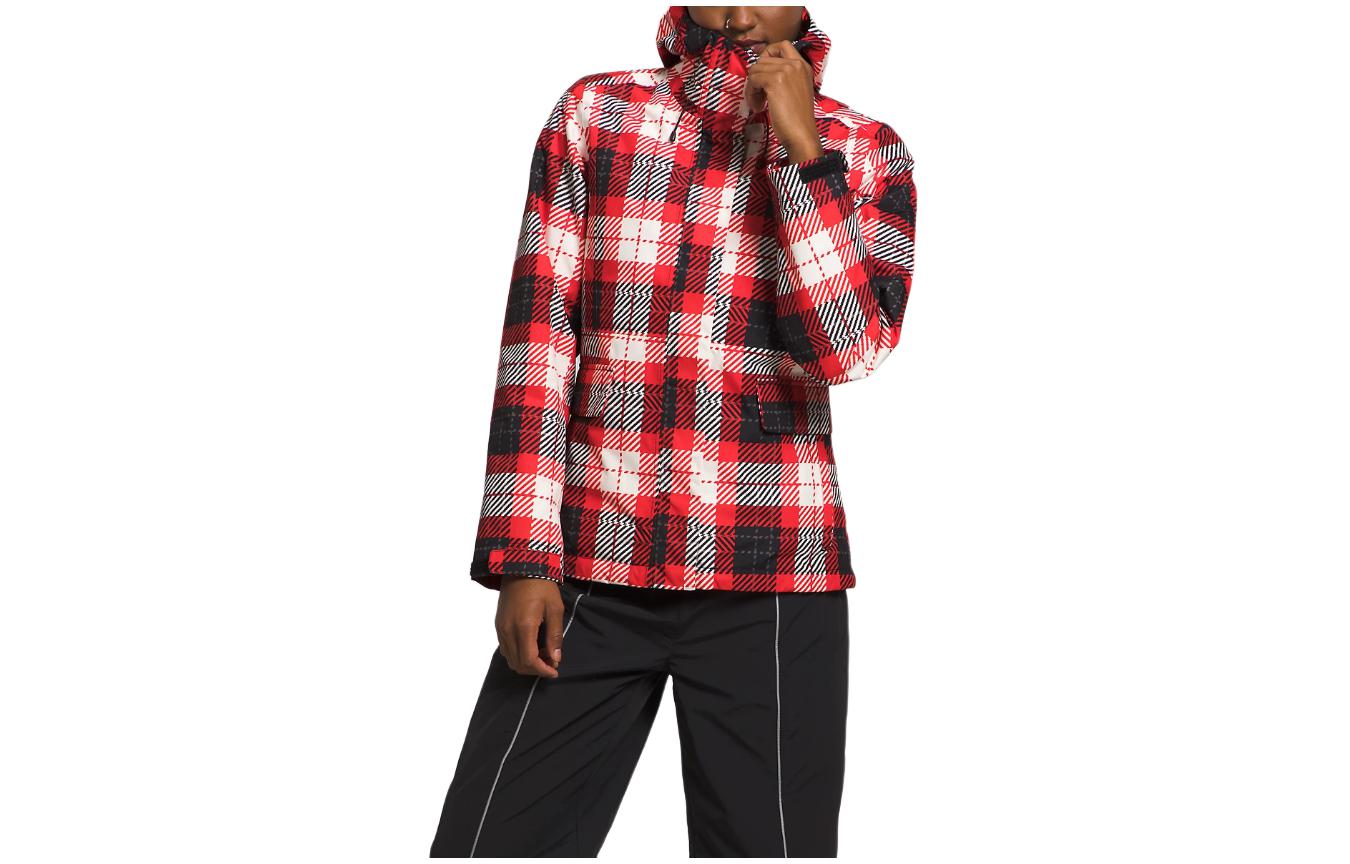 购买 (W) 北面Monarch Triclimate红色格子连帽夹克 NF0A833K-QSI - Novelship