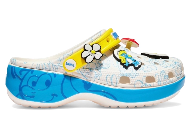 Buy (Women) The Smurfs x Crocs Classic Platform Clog 'Smurfette' 210822 ...