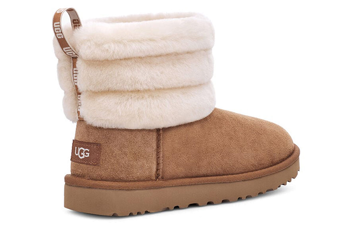 Buy (Women) UGG Classic Mini Fluff Quilted Boot 'Chestnut Brown ...
