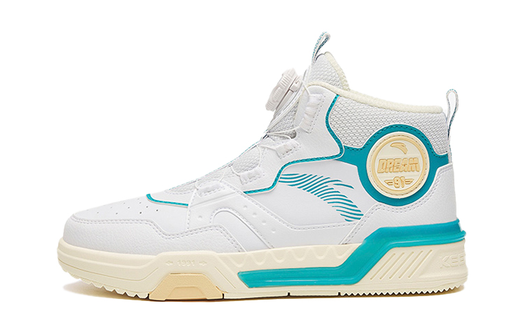 (Youth) Anta High-Top 'White Blue Yellow' A312248014-1 - A312248014-1 ...