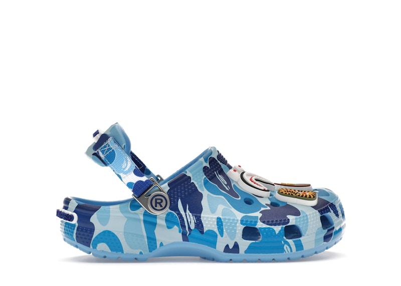 (JR) BAPE x Crocs クラシッククロッグ 'ABCカモ - ブルー' 210285-4TBを購入 - Novelship
