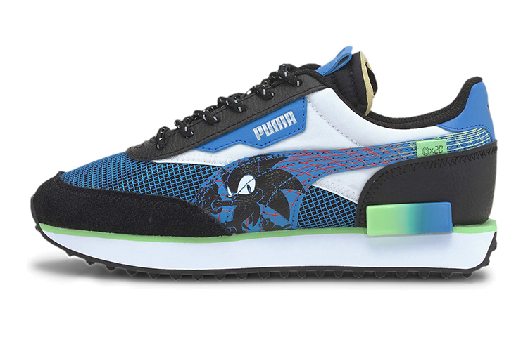 Buy (Youth) Puma SEGA x Future Rider 'Sonic White Blue Black' 373214-01 ...