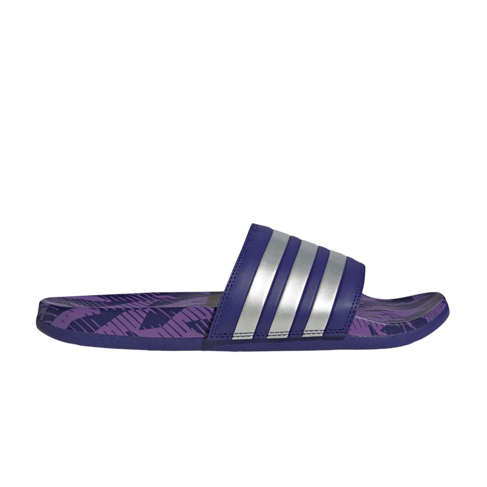 adidas Adilette Comfort Slide 'Legacy Indigo Silver Metallic' GX7219 ...