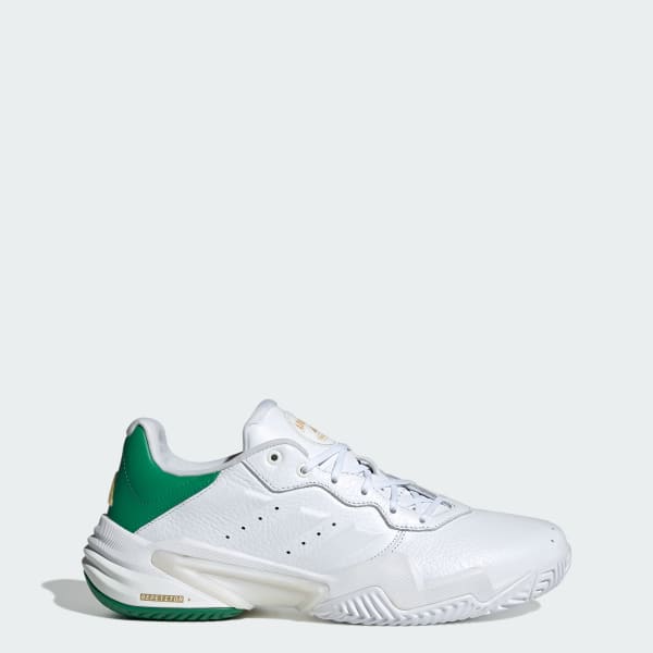 Buy Adidas Barricade 13 Leather Gold Metallic/Cloud White/Cloud White ...