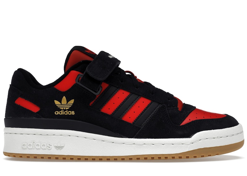 Buy adidas Forum Low 'Black Vivid Red' HR1942 - Novelship