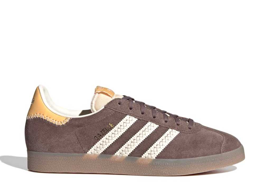 adidas Originals Gazelle "Earth Strata/Cream White/Semi Spark" IE3693 ...
