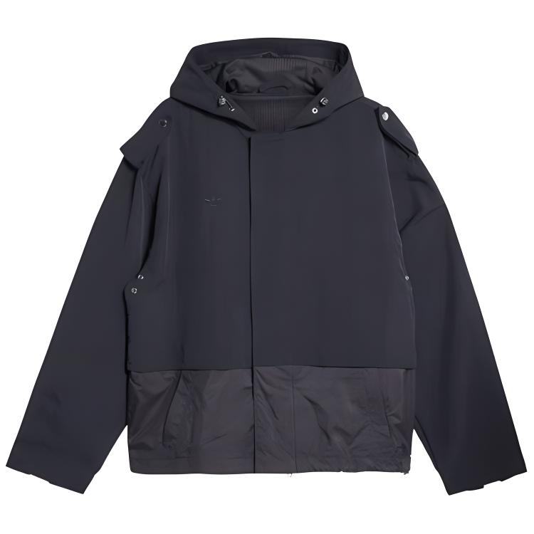 Buy adidas Originals x Wales Bonner SS24 Full-Zip Hoodie Jacket Black ...