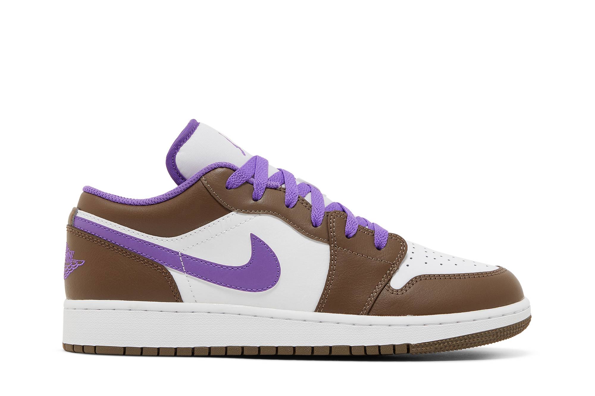 (Grade School) Air Jordan 1 Low Purple Mocha 553560‑215 - 553560-215 ...