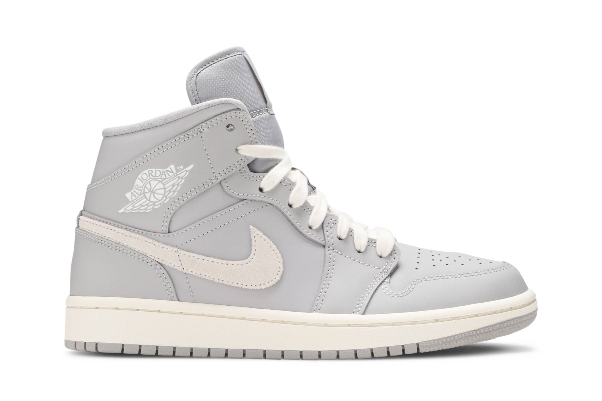 Air Jordan 1 Mid 'Atmosphere Grey Pale Ivory Bone' (WMNS) - CD7240-002 ...
