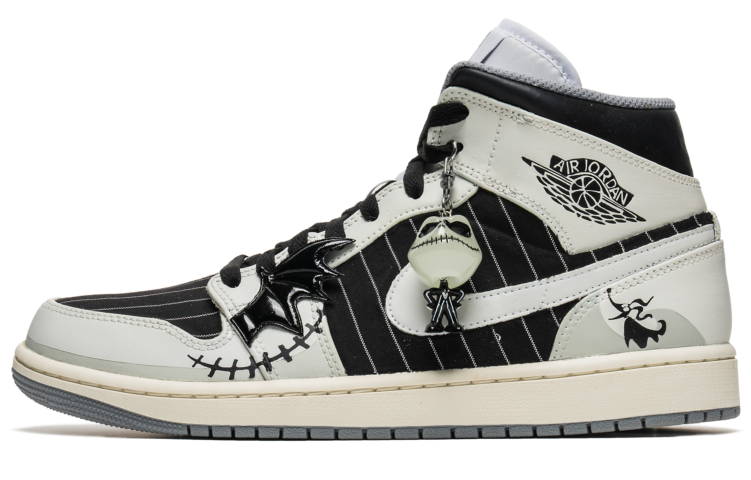 Air Jordan 1 Mid 'Skeleton Jack' 554724-135-450562 - 554724-135-450562 ...