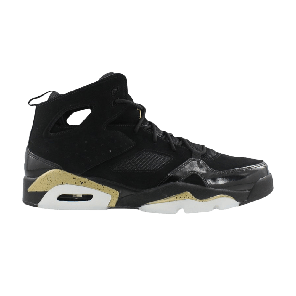 Buy Air Jordan Flight Club 91 'Black Metallic Gold' 555475-031 - Novelship