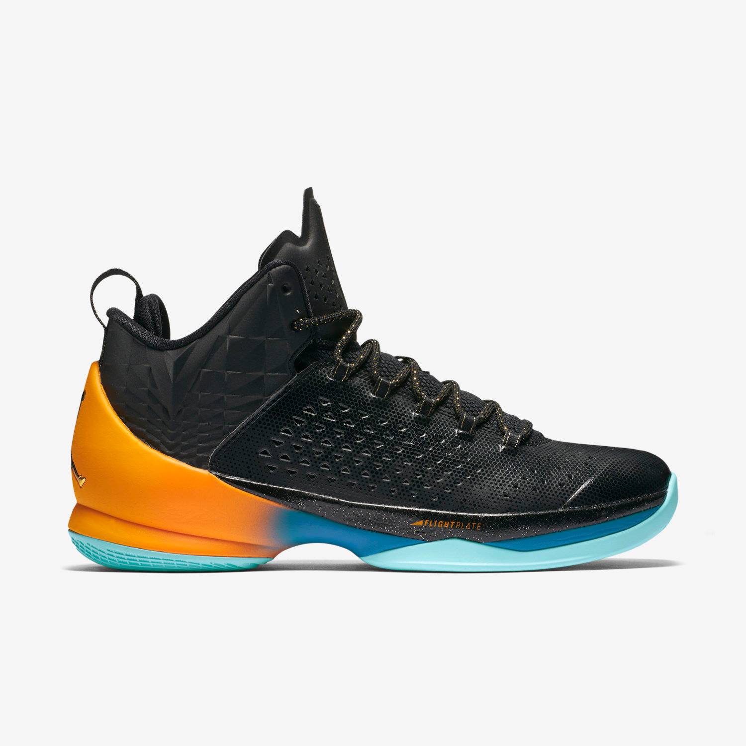 Air Jordan Melo M11 Black/Metallic Gold ‘Bright Ctrs ‘Lsr 716227-013 ...