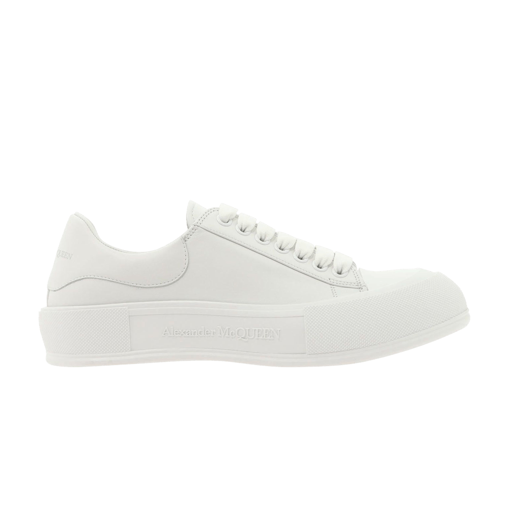 Alexander McQueen Deck Plimsoll 'Optic White' 705201-WIAB6-9065 ...