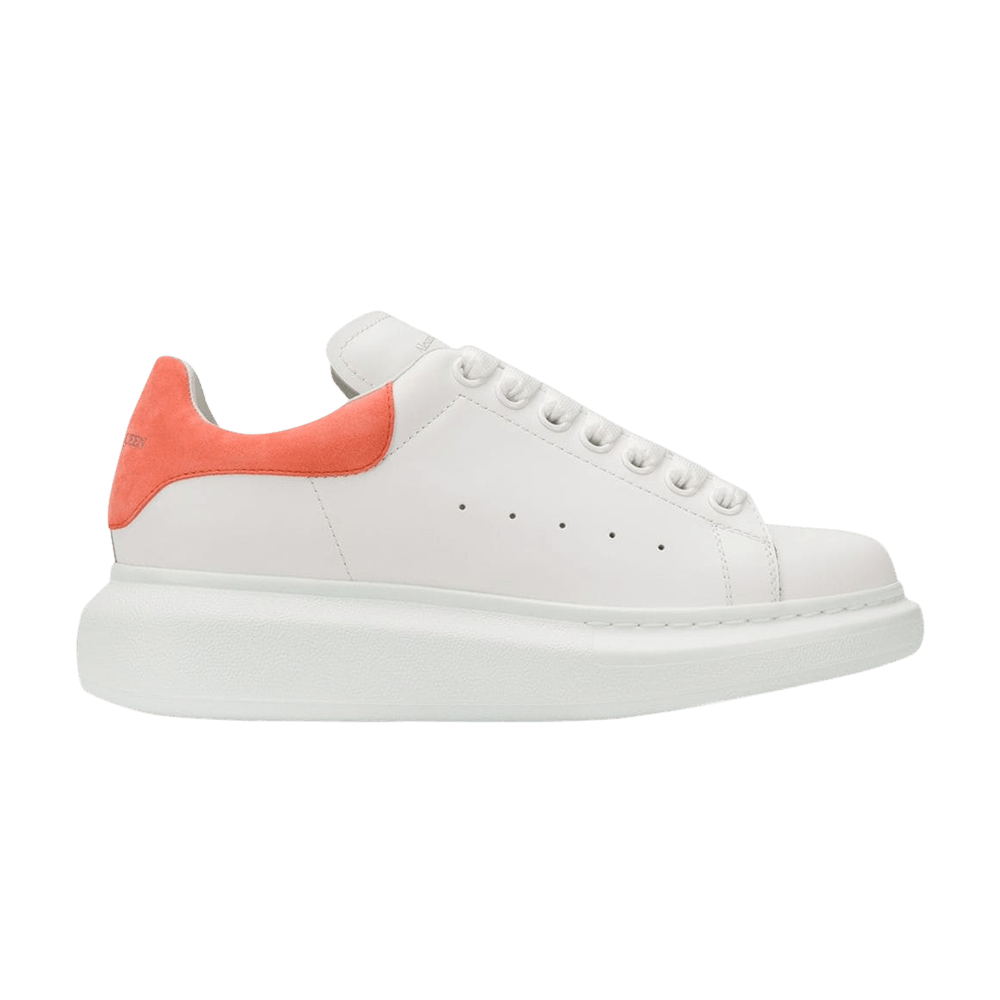 (Women) Alexander McQueen Oversized Sneaker 'White Peach' 553770-WHGP7 ...