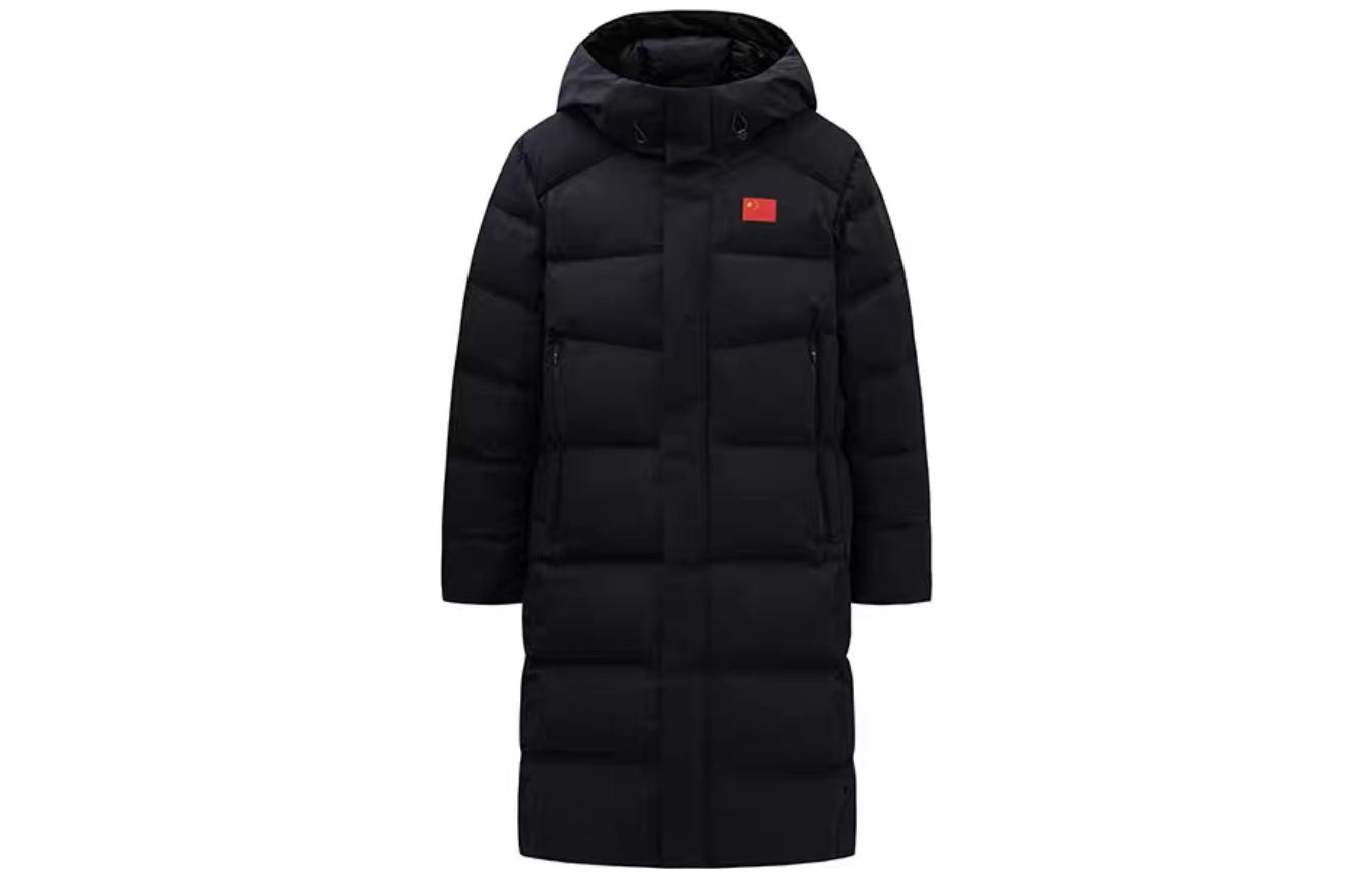 Comprar Anta Champion All-Weather Black Hooded Long Flag Print Down ...