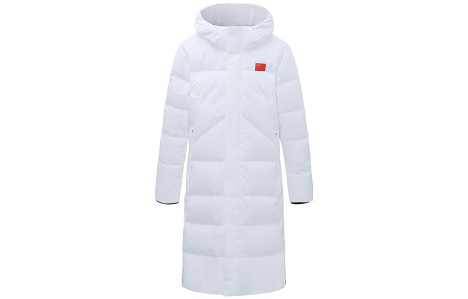 Comprar Anta Champion All-Weather Unisex Long White Hooded Down Jacket ...