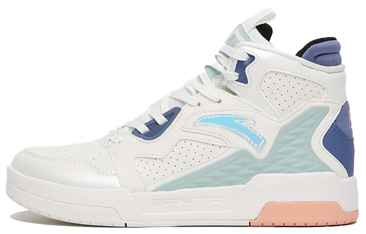 Anta Lifestyle Series High‑Top Sneakers 'White Blue' 122118050‑1 ...