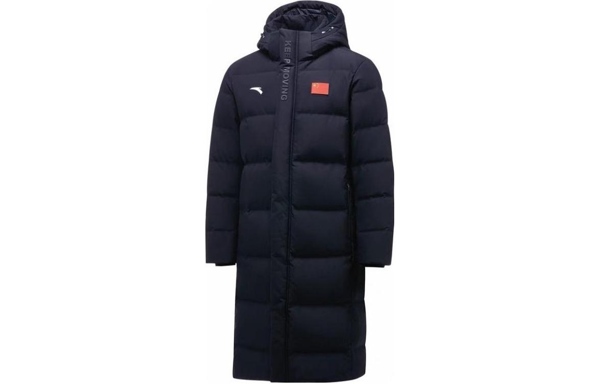 Comprar Anta National Team Logo Unisex Navy Blue Down Jacket for Warmth ...