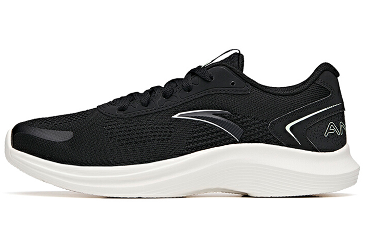Anta Running Series Low 'Black White Knit' 112135571-1 - 112135571-1 ...