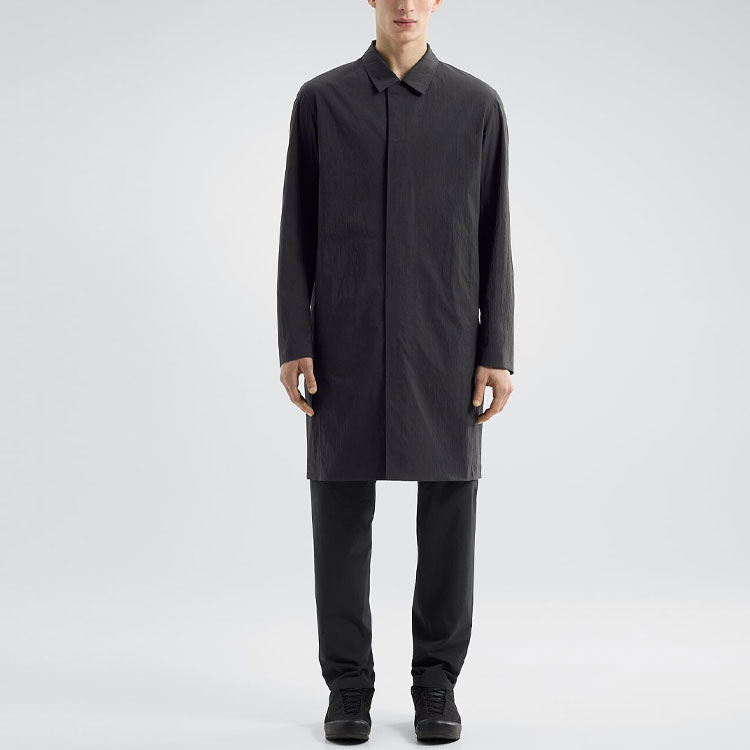 Buy Arcteryx Veilance Incenter Coat Black Mid-Length Trench Coat SS24 ...