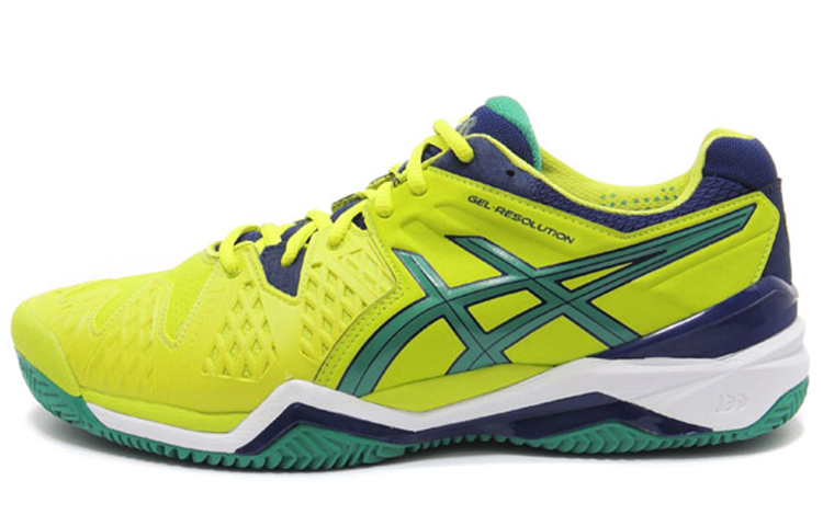 ASICS Gel-Resolution 6 Clay 'Yellow-Green' E503Y-0588 - E503Y-0588 ...