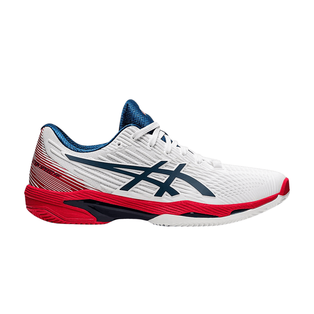 Buy ASICS Solution Speed FF 2 'White Mako Blue' 1041A187-101 - Novelship