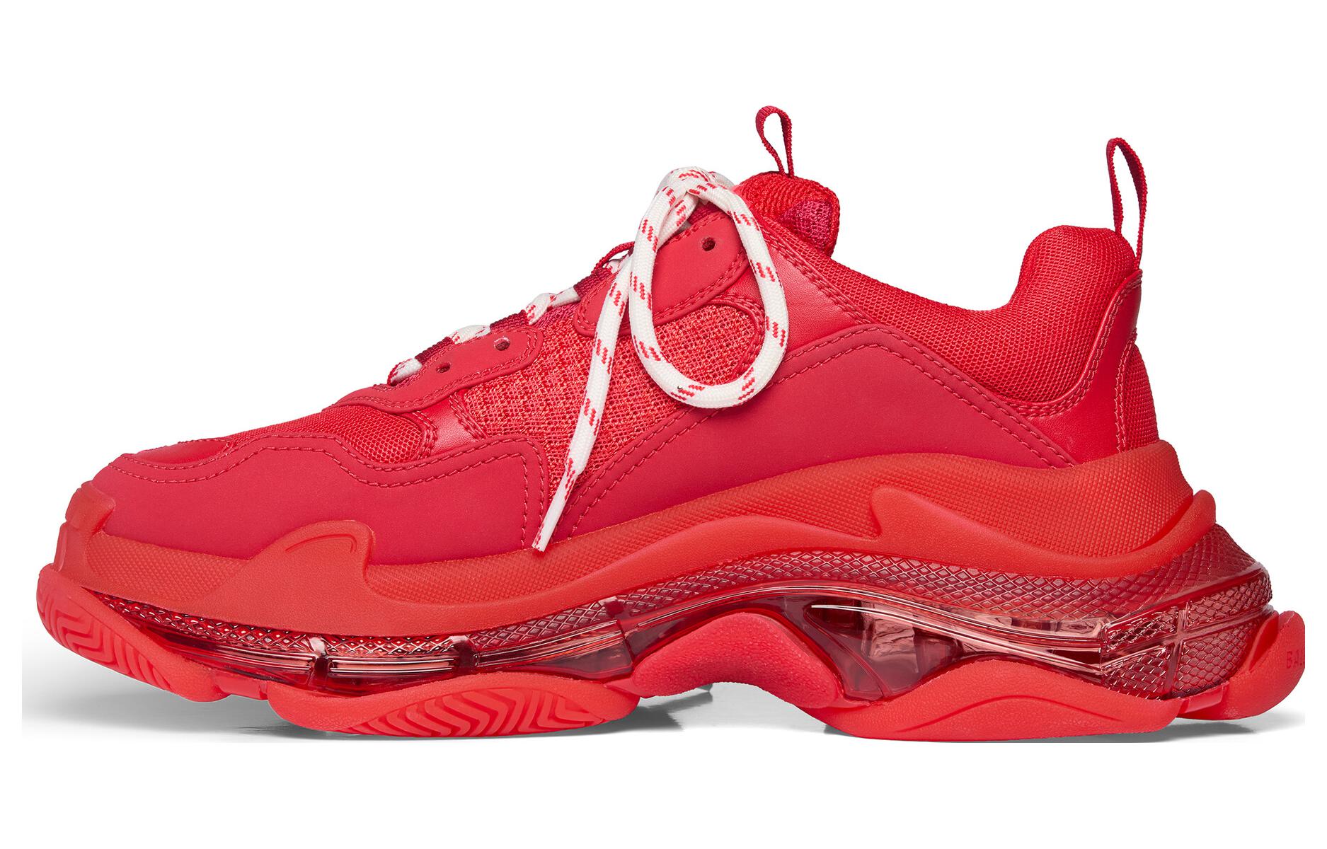 Buy Balenciaga Triple S Sneaker 'Clear Sole - Red White Laces ...