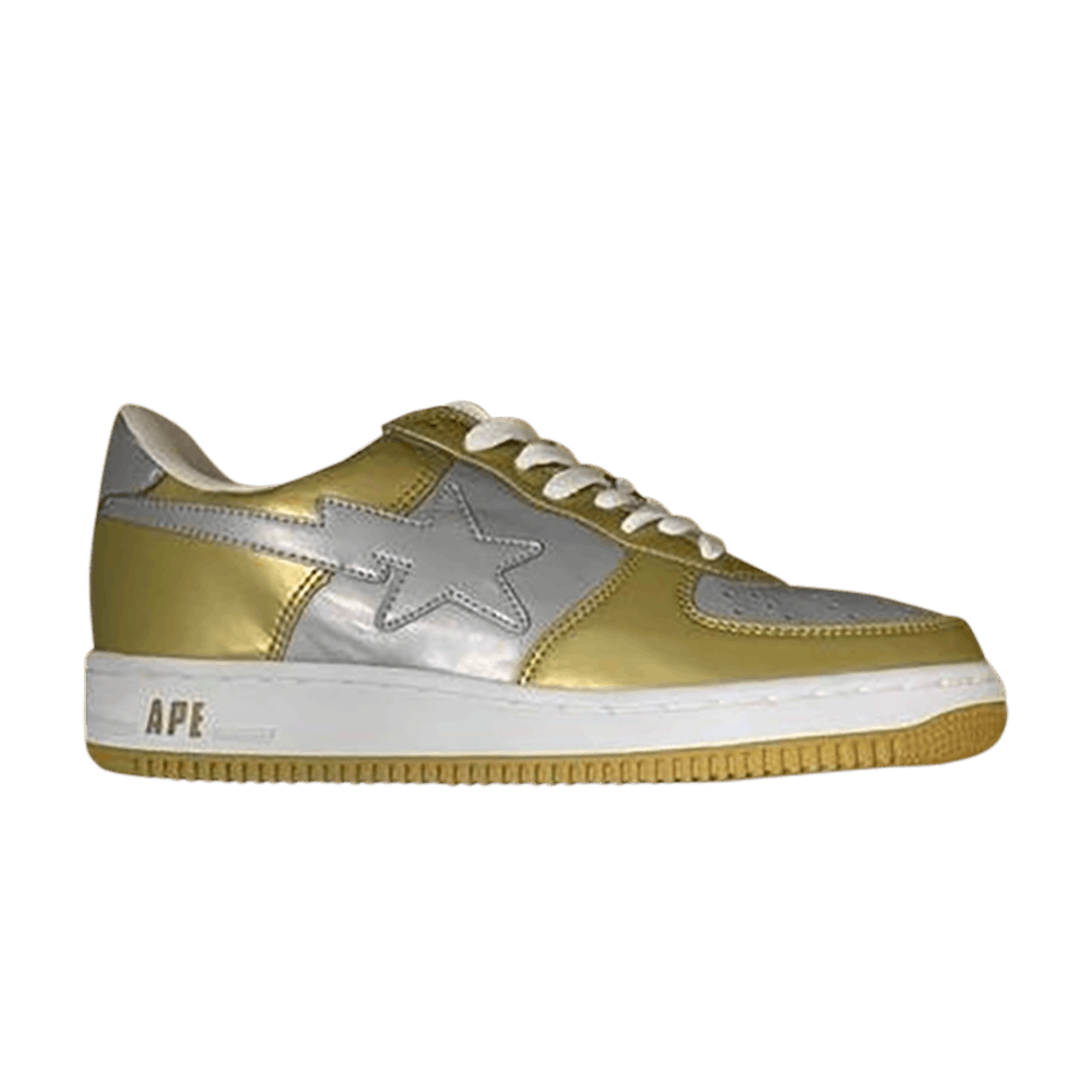 Buy BAPE Bapesta FS-001 'Gold Silver' 0000000303-GLD - Novelship