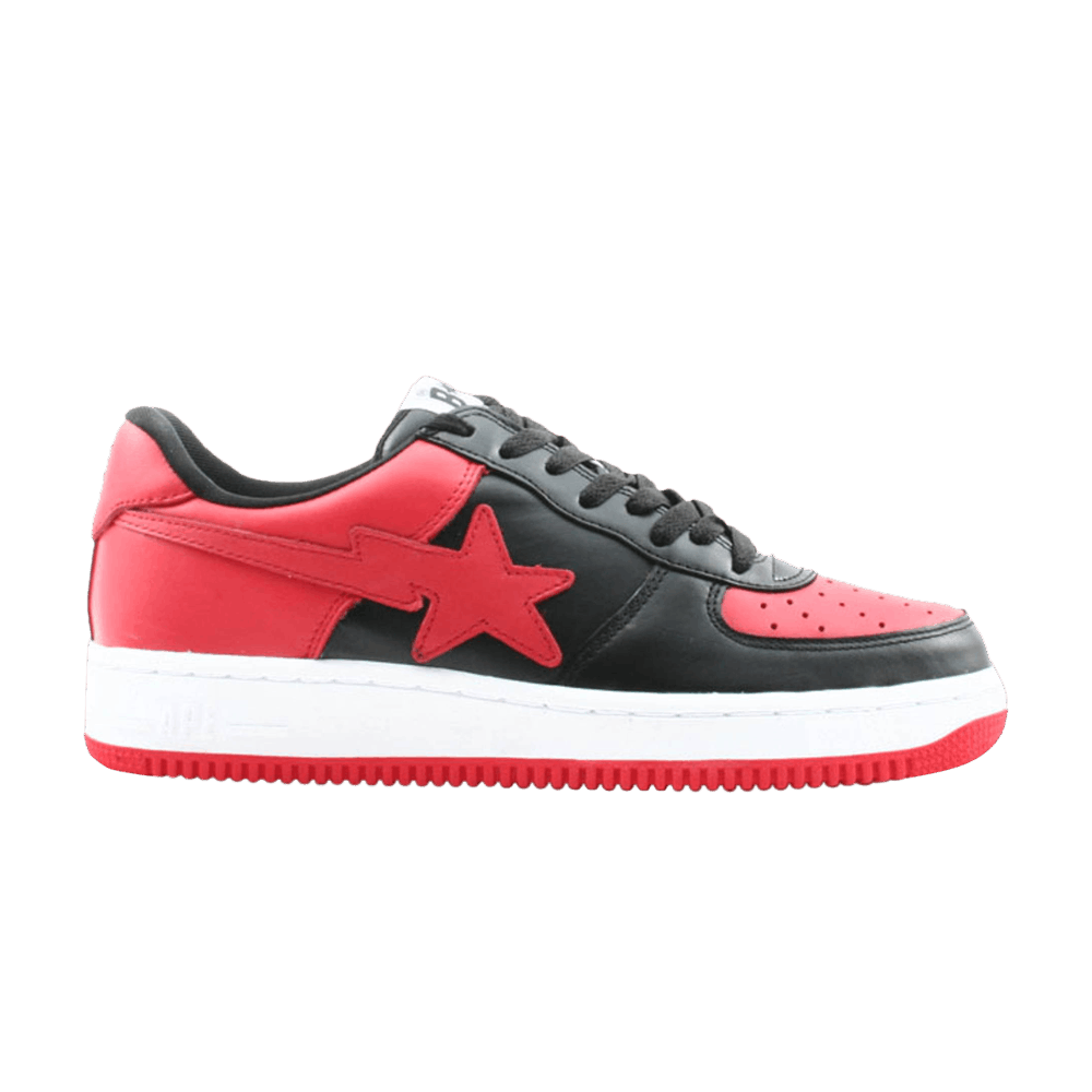 BAPE Bapesta FS‑001 Low 'Black Red' 278 - 278 - Novelship