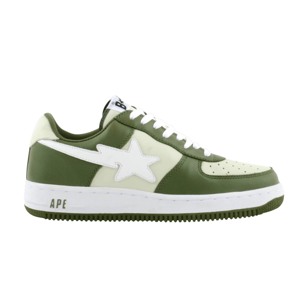 BAPE Bapesta FS-001 Low 'Olive Drab' 195 - 195 - Novelship